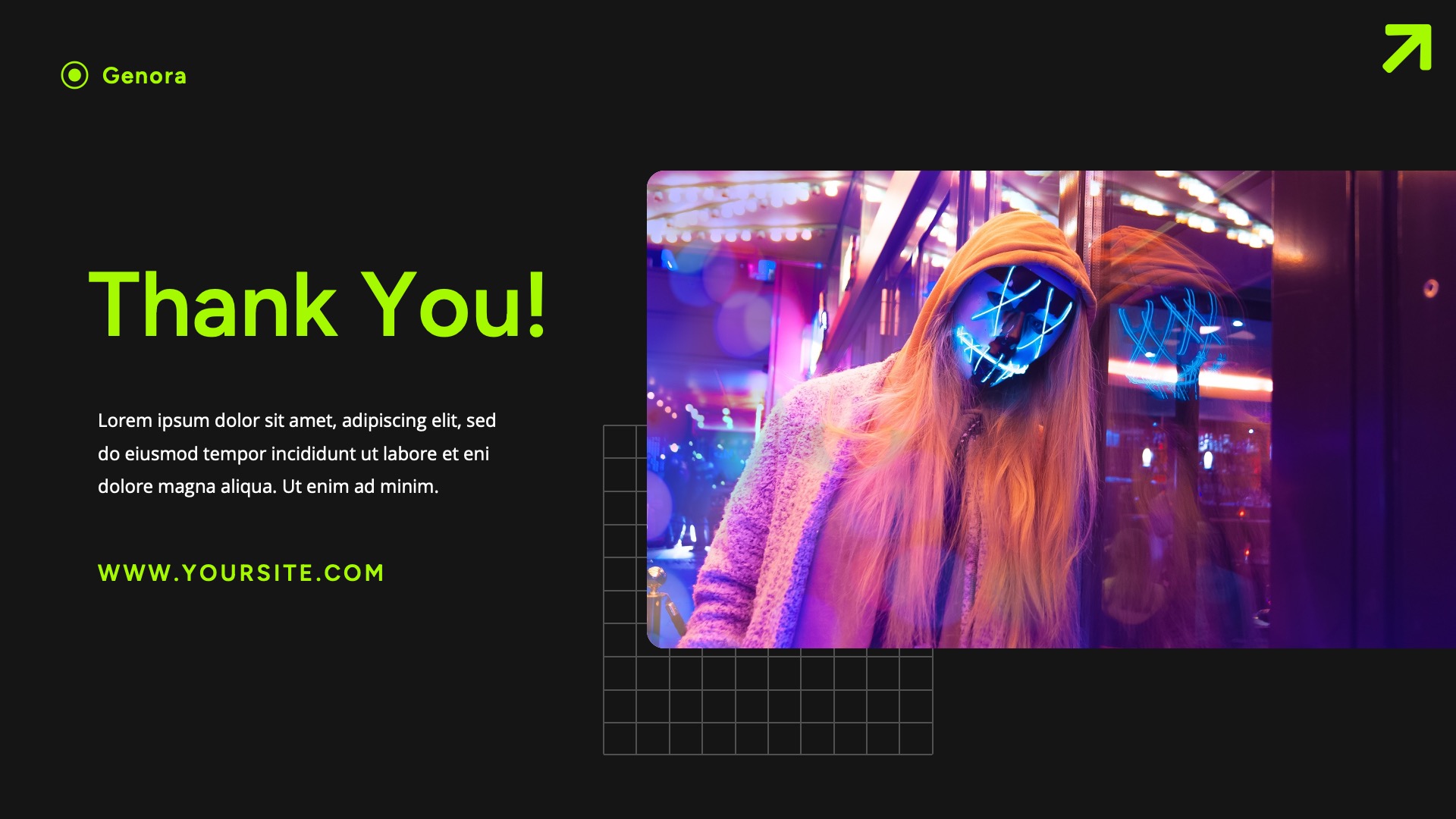 Genora - Metaverse Presentation Template Keynote, Presentation Templates