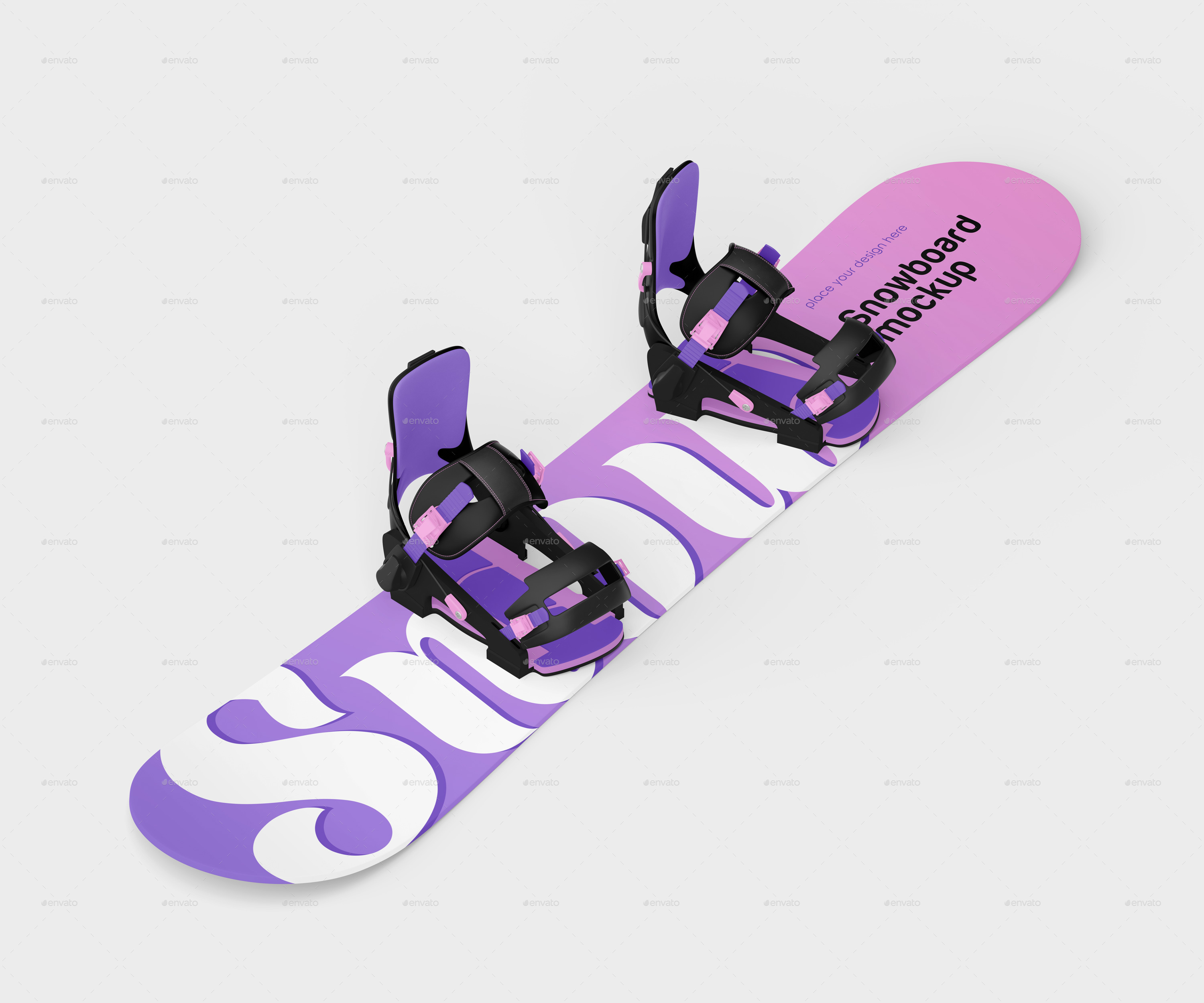 Snowboard Mockup Set, Graphics | GraphicRiver