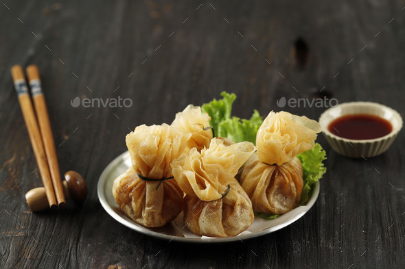 Ekado or Ekkado is Processed Fish or Shrimp Meat Wrapped in Dumpling ...