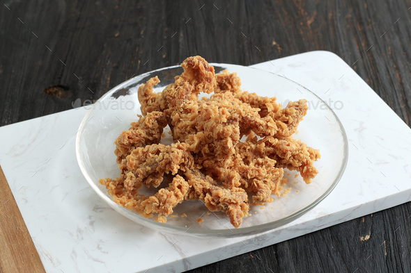 Crispy Fried Chicken Skin Stock Photo by ikadapurhangus | PhotoDune