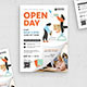 Open Day Flyer Template, Print Templates | GraphicRiver