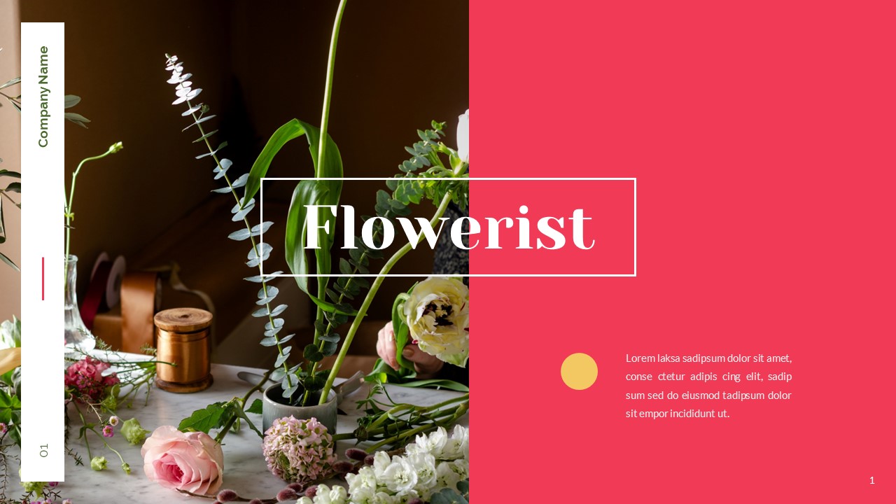 Flowerist - Florist Fine Art Business Presentation Google Slides ...