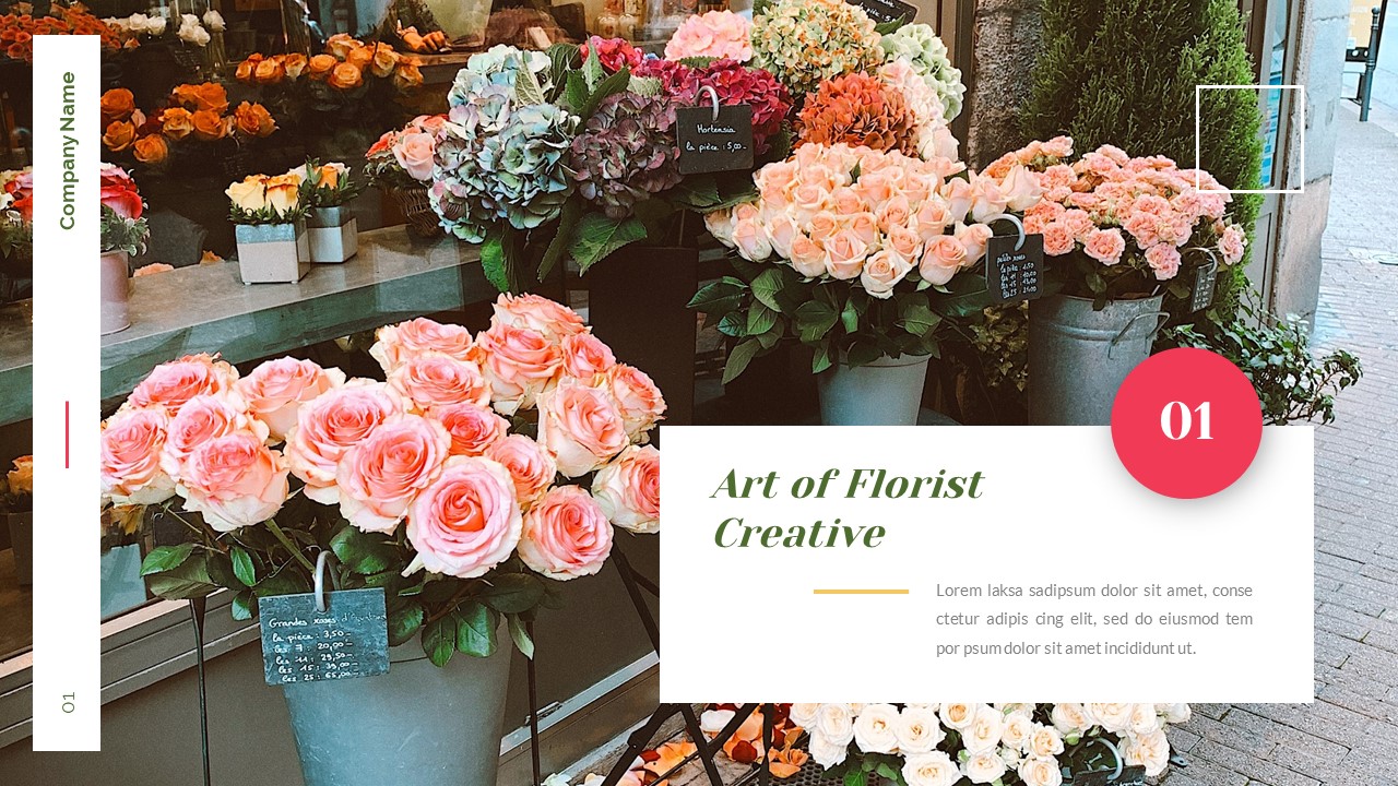 Flowerist - Florist Fine Art Business Presentation Google Slides ...