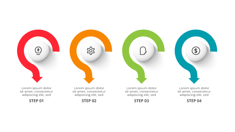 Step Animated Infographics by Infographics_project | GraphicRiver