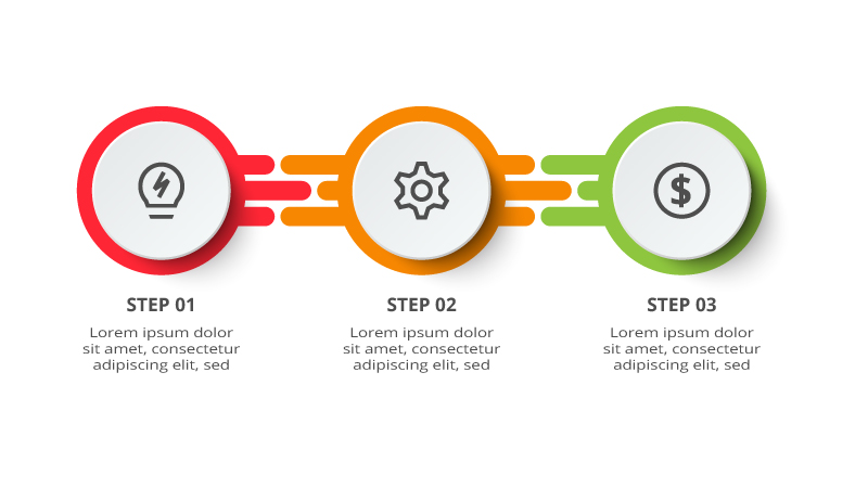 Step Animated Infographics by Infographics_project | GraphicRiver