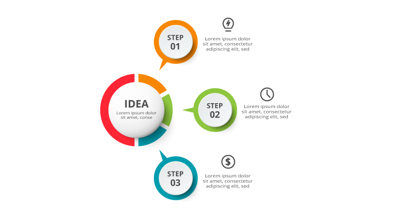 Step Animated Infographics by Infographics_project | GraphicRiver