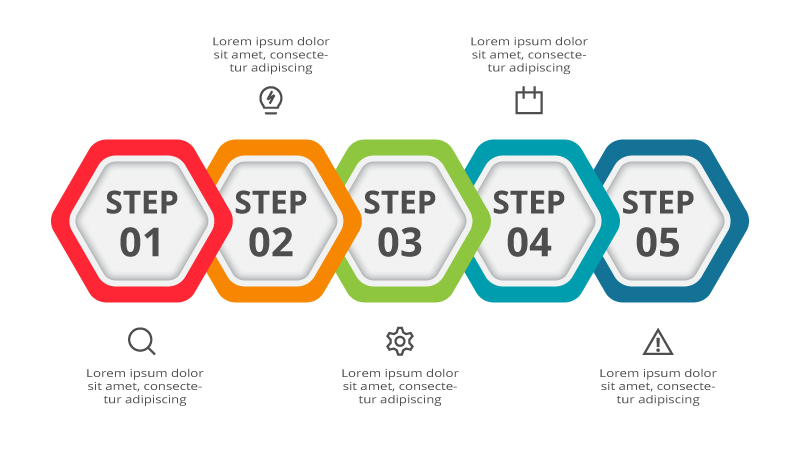 Step Animated Infographics by Infographics_project | GraphicRiver