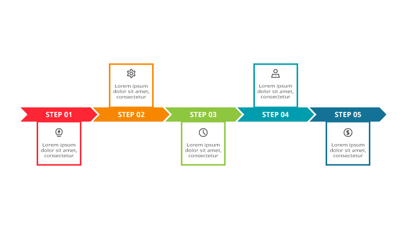 Step Animated Infographics by Infographics_project | GraphicRiver