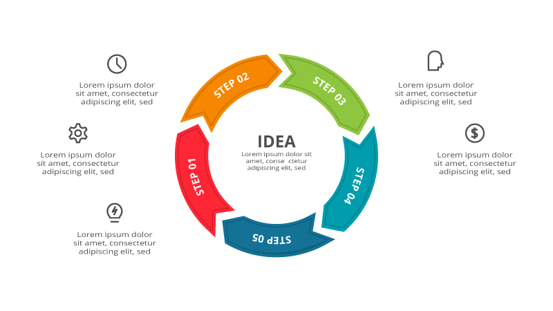 Step Animated Infographics by Infographics_project | GraphicRiver