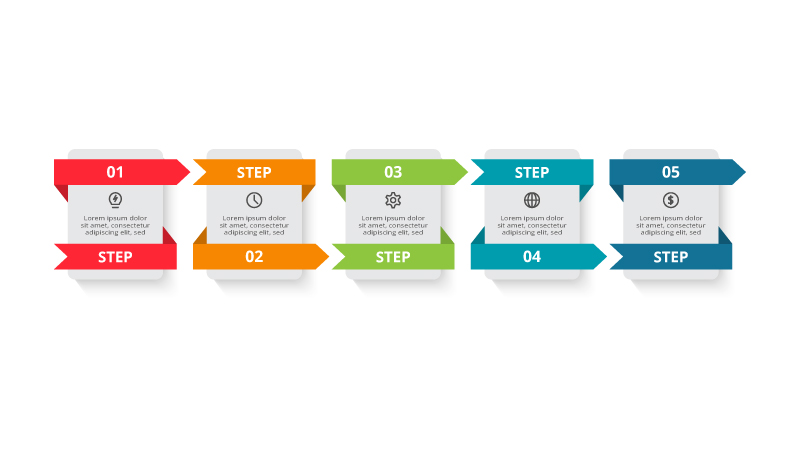 Step Animated Infographics by Infographics_project | GraphicRiver