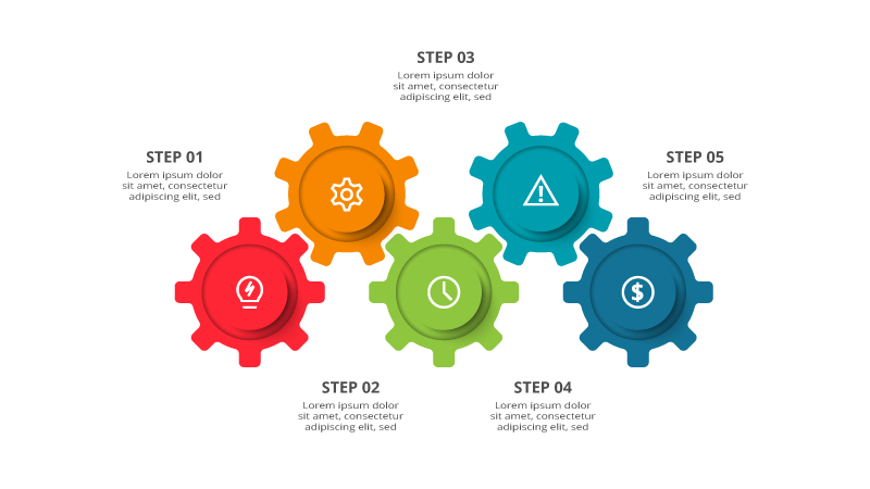 Step Animated Infographics by Infographics_project | GraphicRiver