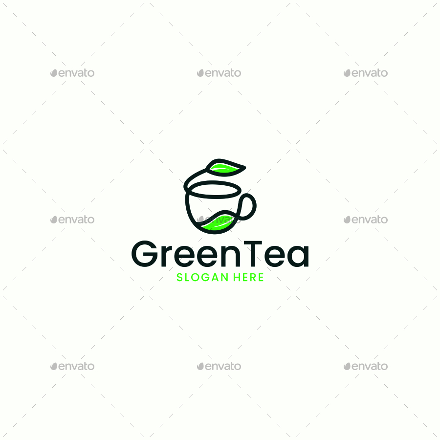 Green tea logo, Logo Templates | GraphicRiver