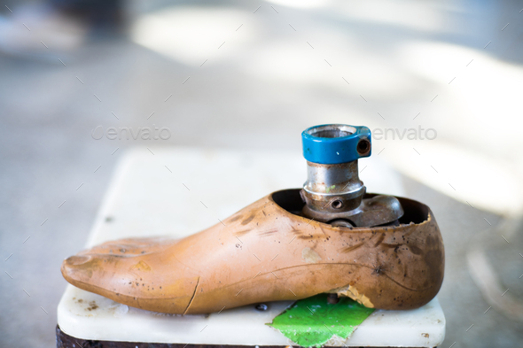 broken foot prosthesis Stock Photo by tridsanu | PhotoDune