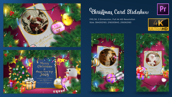Christmas Card Slideshow - Premiere Pro, Premiere Pro Templates | VideoHive