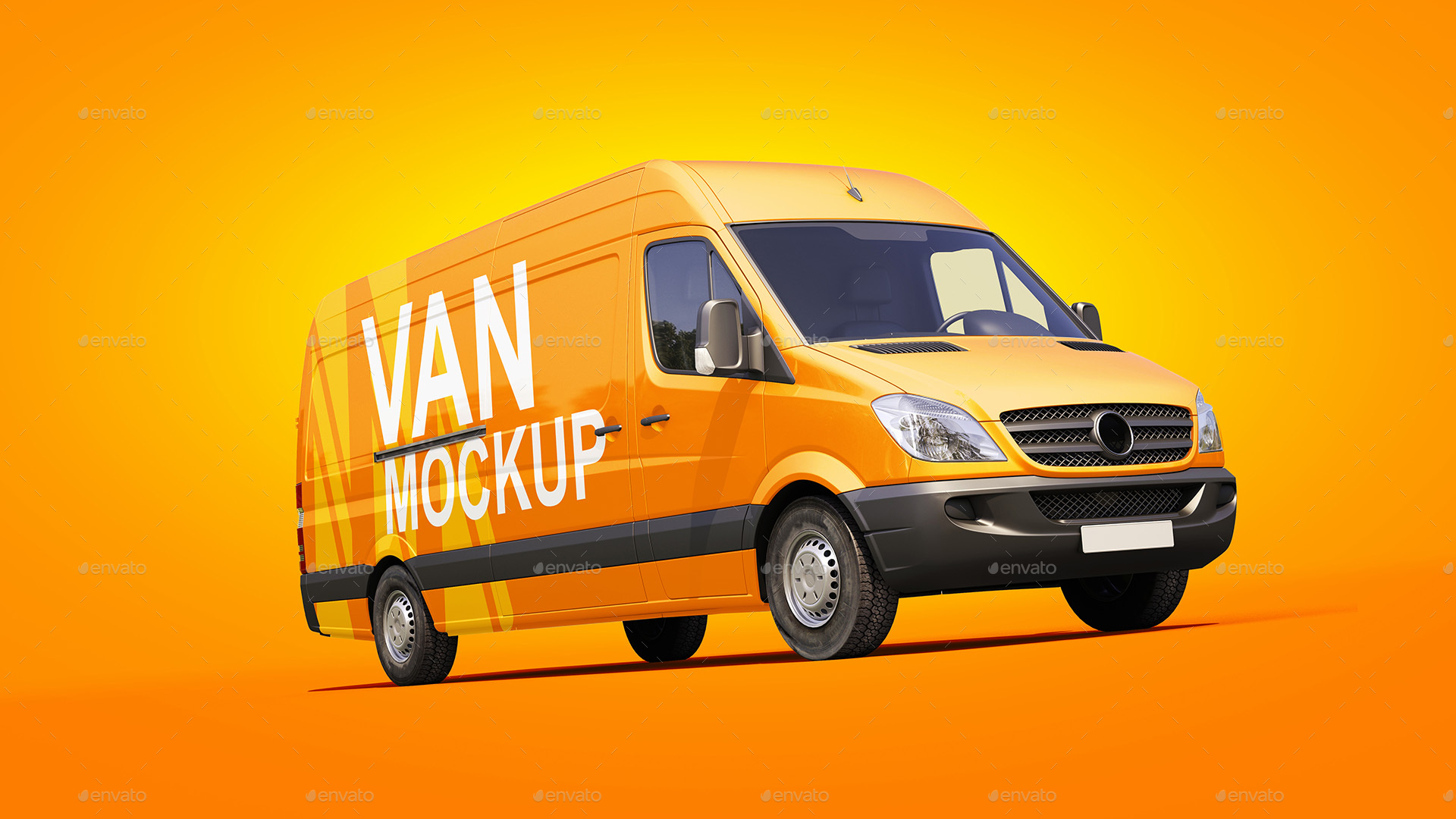 Mercedes Sprinter Van Mock-up, Graphics | GraphicRiver