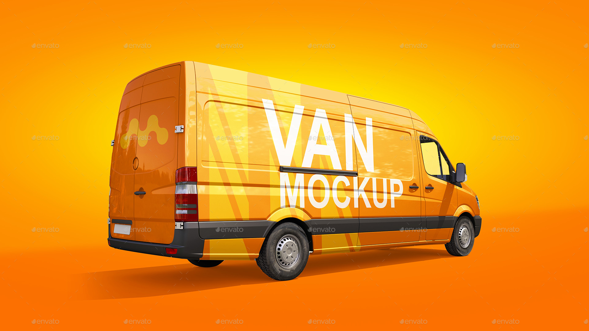 Mercedes Sprinter Van Mock-up, Graphics | GraphicRiver