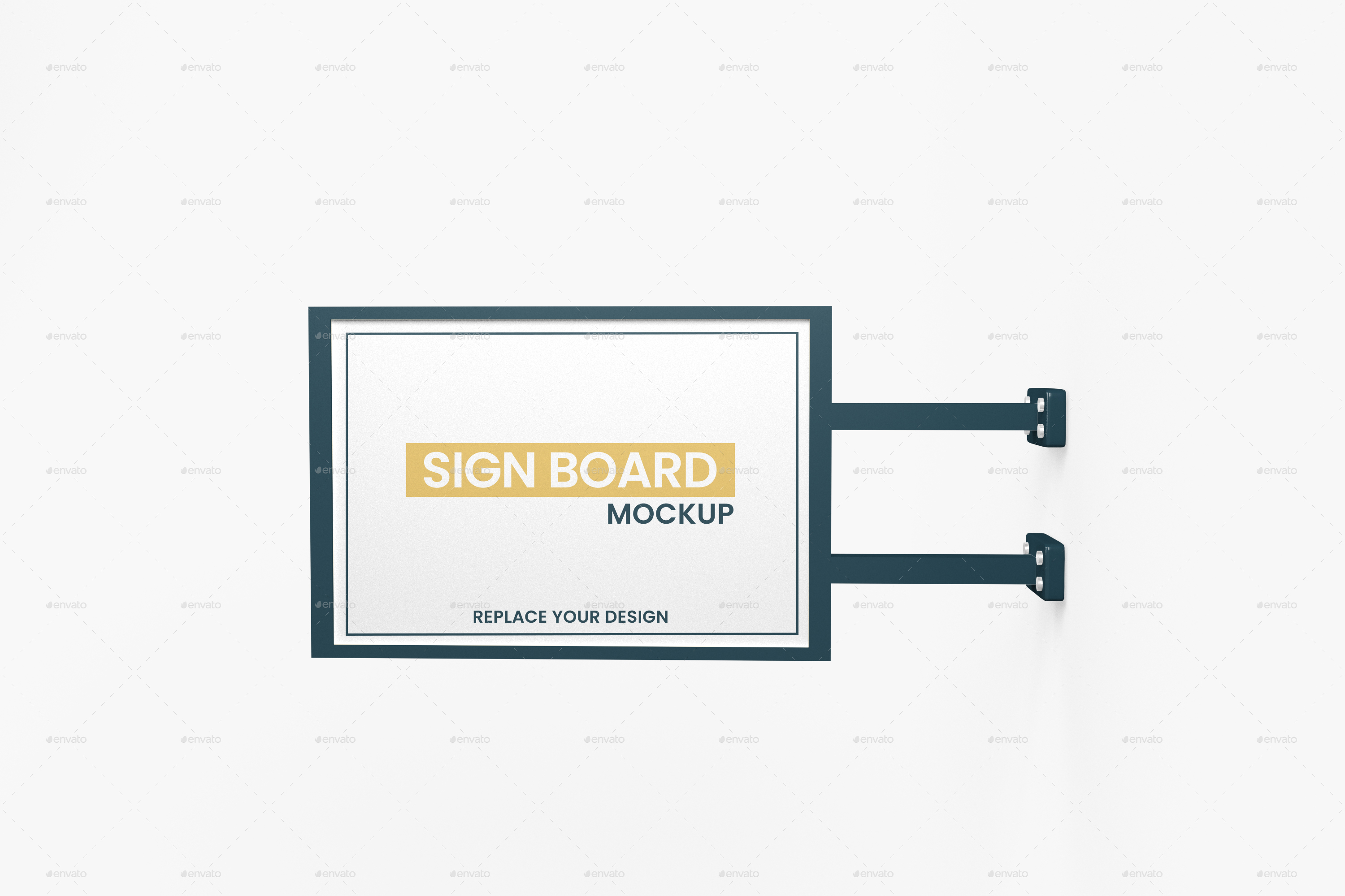 Sign Board Mockup, Graphics | GraphicRiver