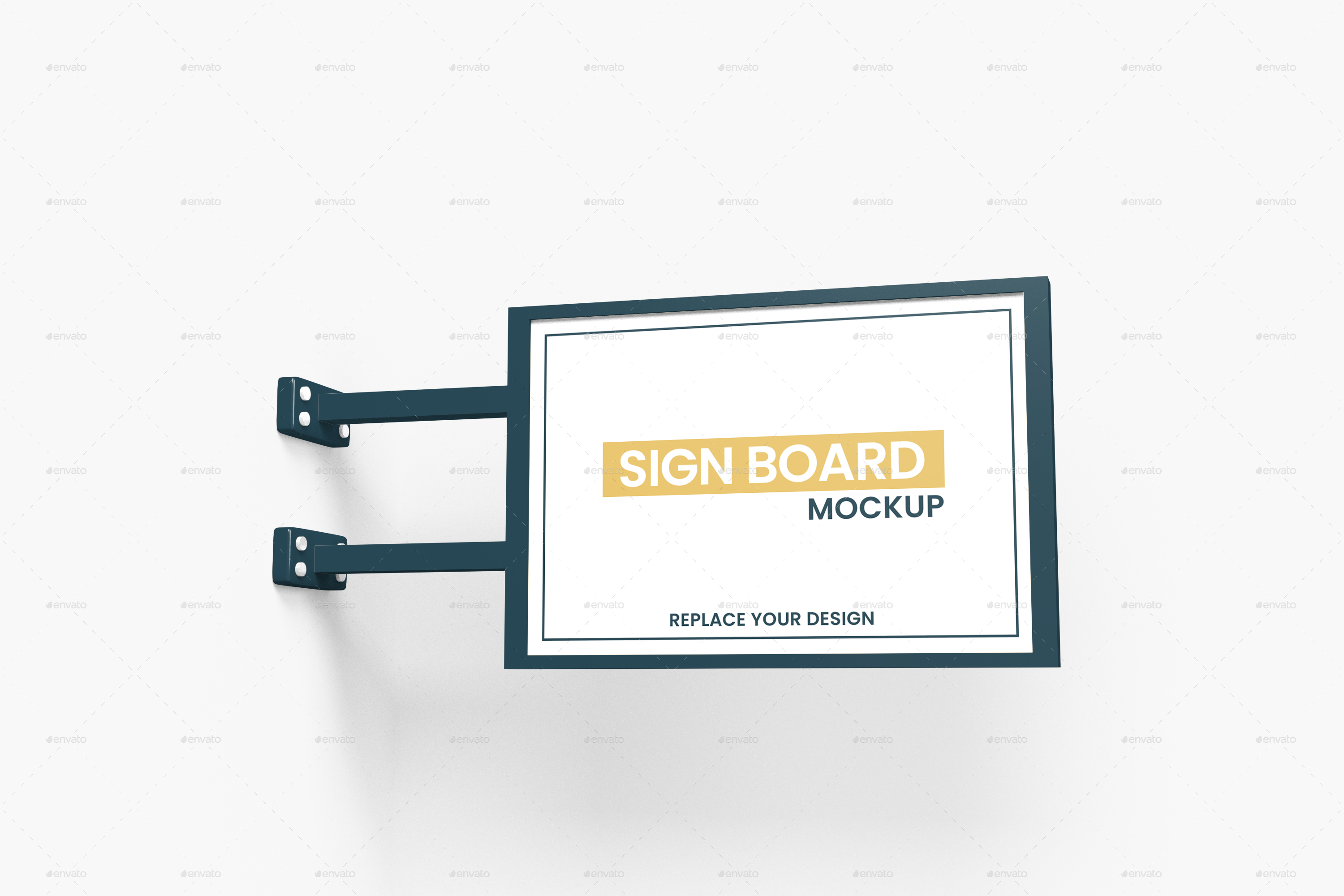Sign Board Mockup by tiyasprabawa | GraphicRiver