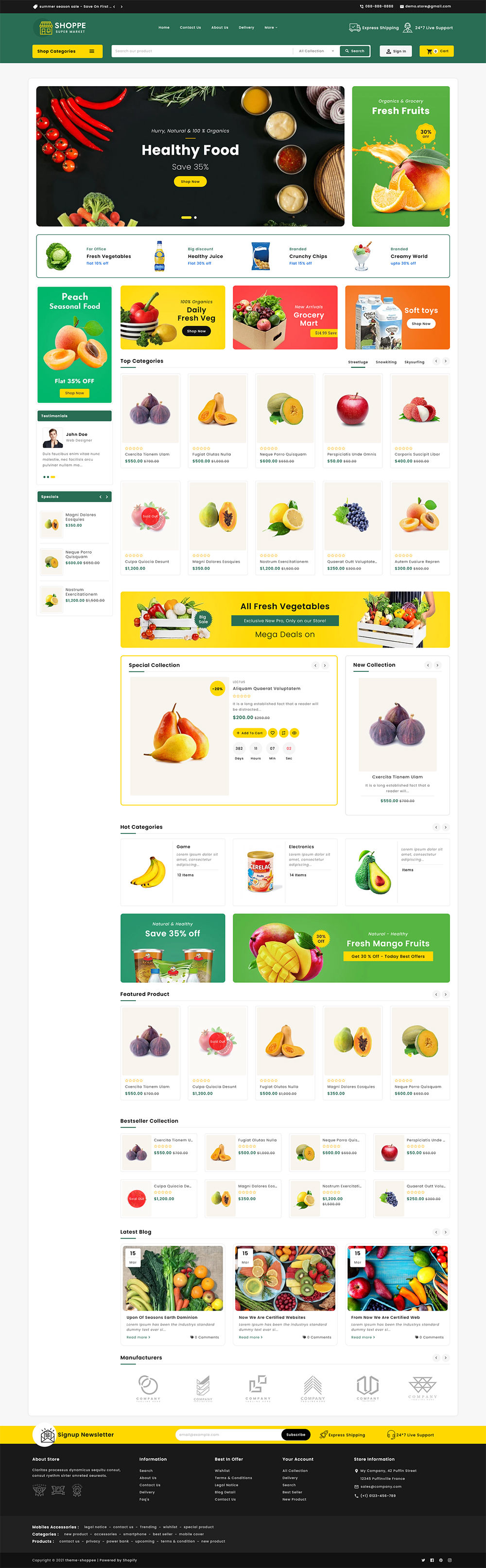 Shoppe - Shopify 2.0 Multi-Purpose Responsive Theme by TemplateTrip