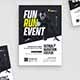 Running Events Flyer Template, Print Templates | GraphicRiver