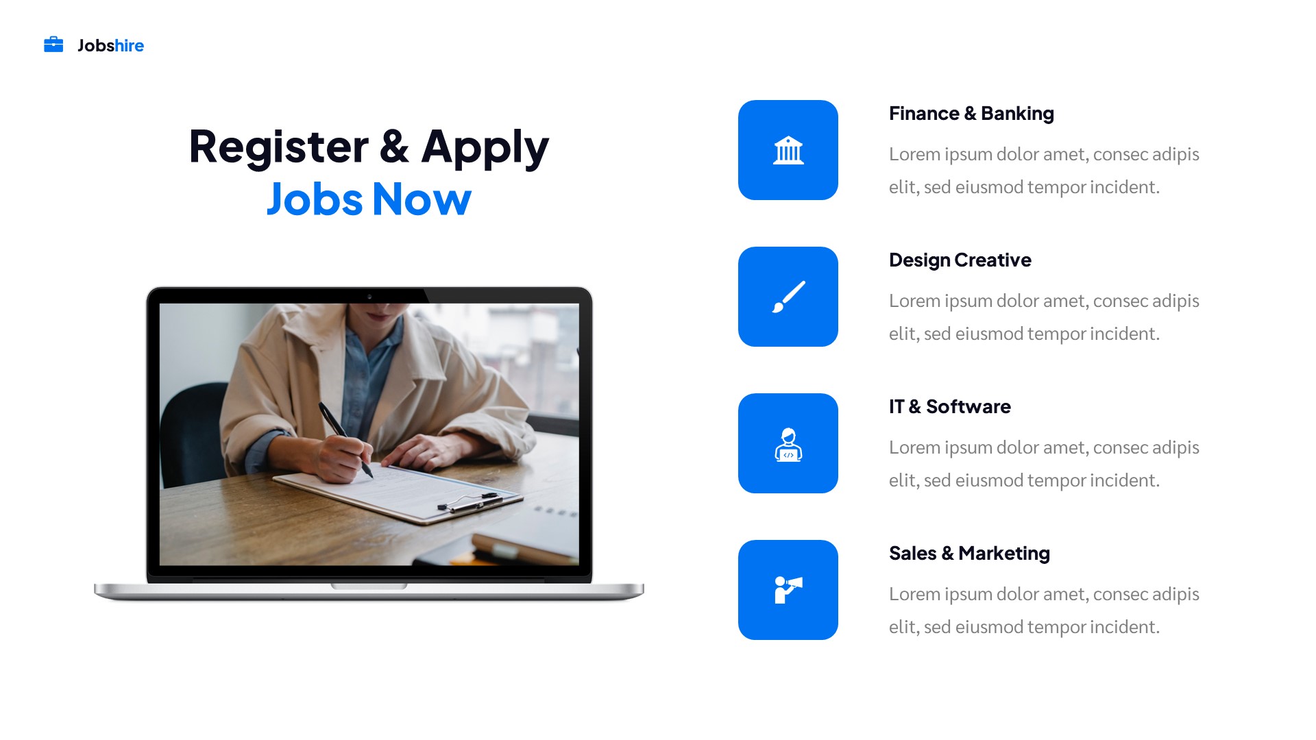 Jobshire - Job Recruitment & Human Resources PowerPoint Template ...