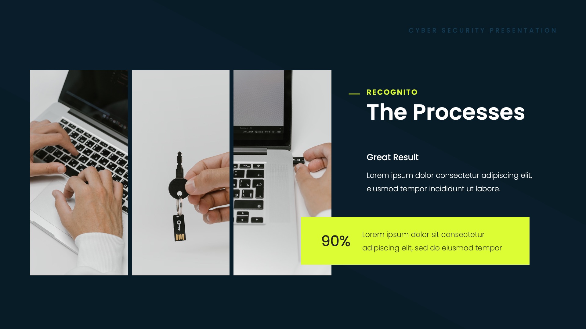 Recognito - Cyber Security PowerPoint Presentation, Presentation Templates