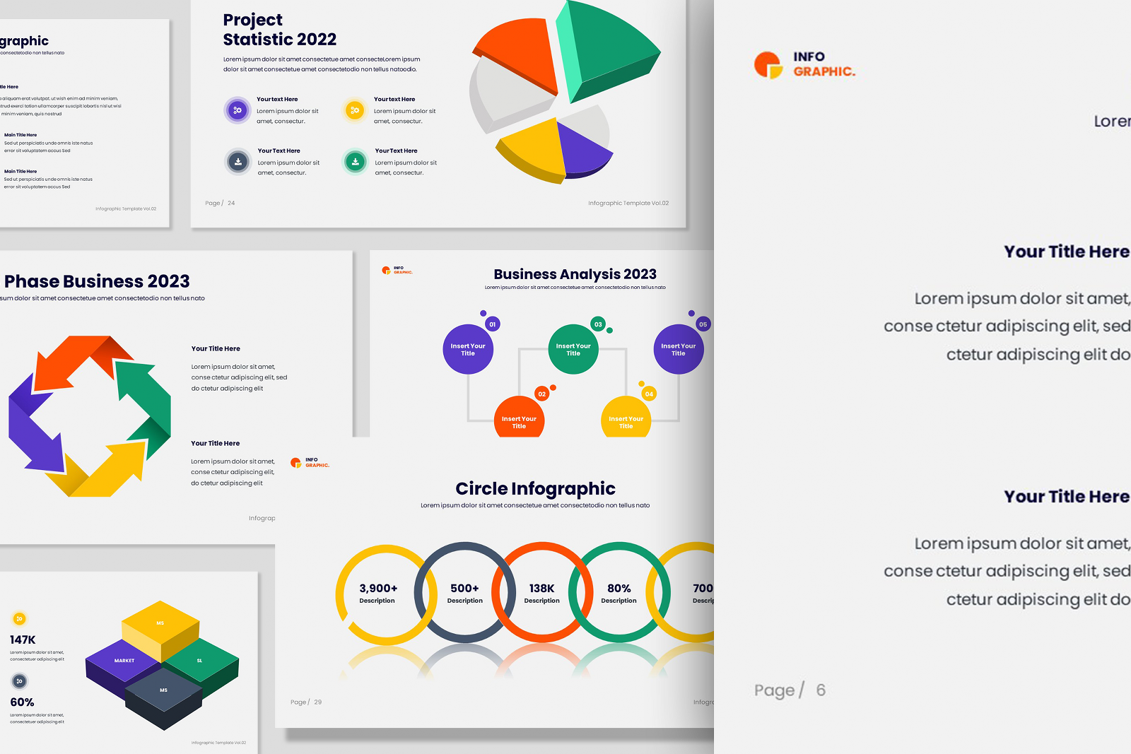 Infographic Vol.02 Google Slide Template, Presentation Templates ...