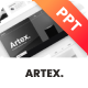 Artex - Art Exhibition Powerpoint Template, Presentation Templates
