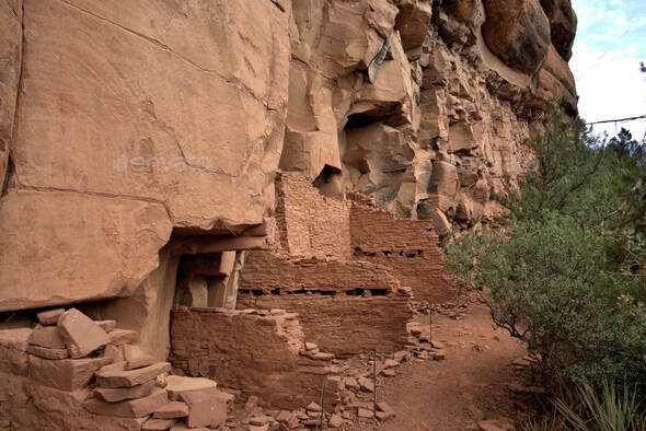 Sinagua people arrived in Arizona about 650 A.D. Stock Photo by ronm19