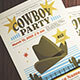 Cowboy Party Flyer, Print Templates | GraphicRiver