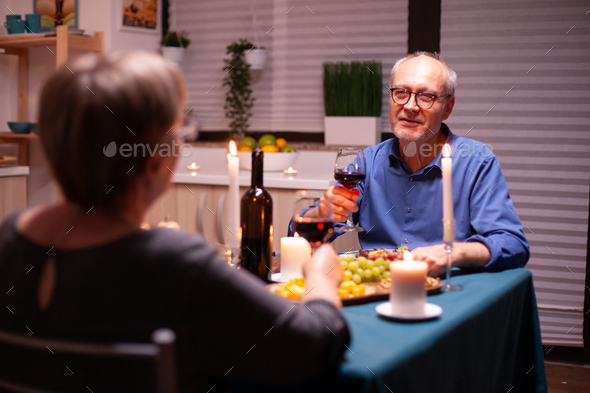 Senior man telling a story Stock Photo by DC_Studio | PhotoDune