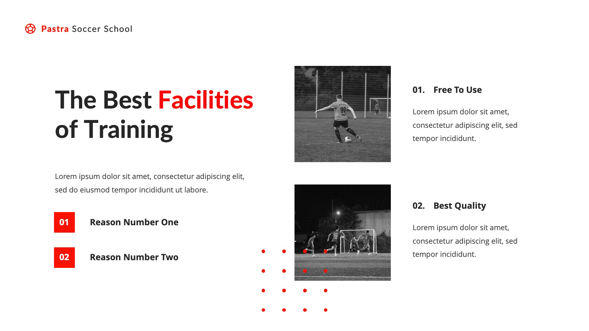 Pastra - Soccer School Presentation PowerPoint, Presentation Templates