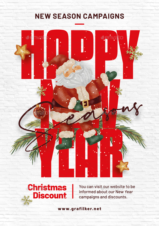 Christmas Flyer Templates, Print Templates | GraphicRiver