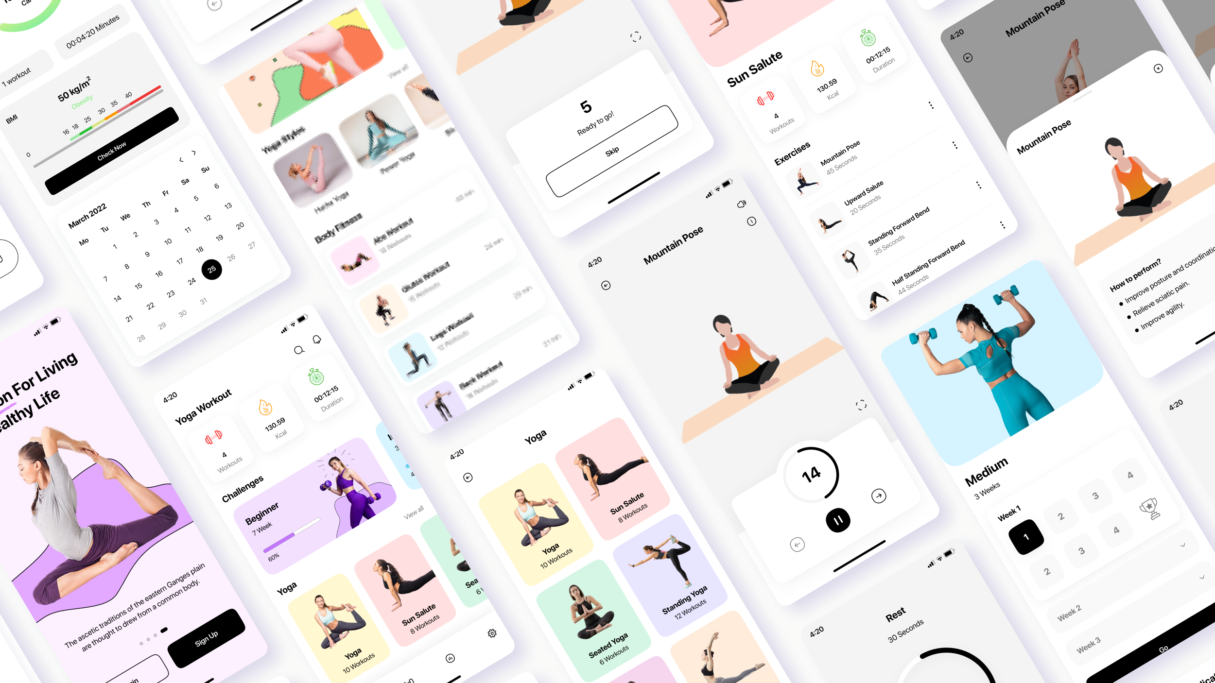 Yoga Workout Challenge - Lose weight yoga exercise with admin panel ...