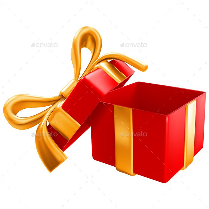 3D Gift Box Set, Graphics | GraphicRiver