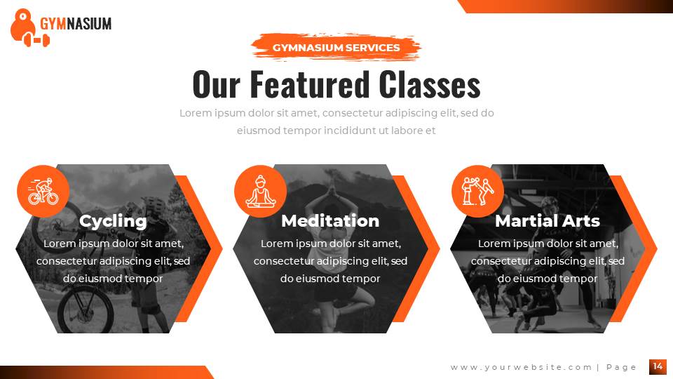 Gymnasium - Gym & Fitness PowerPoint Template, Presentation Templates