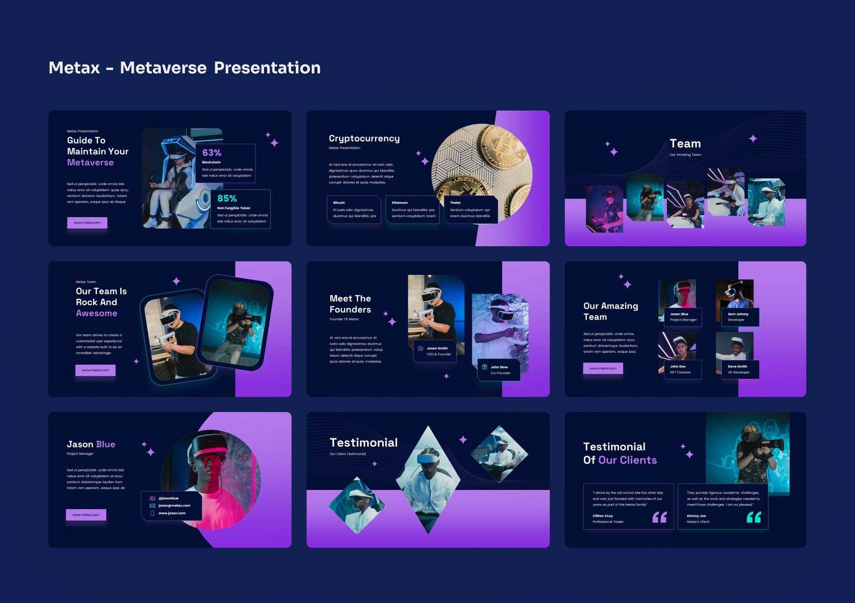 Metax - Metaverse PowerPoint Presentation, Presentation Templates ...