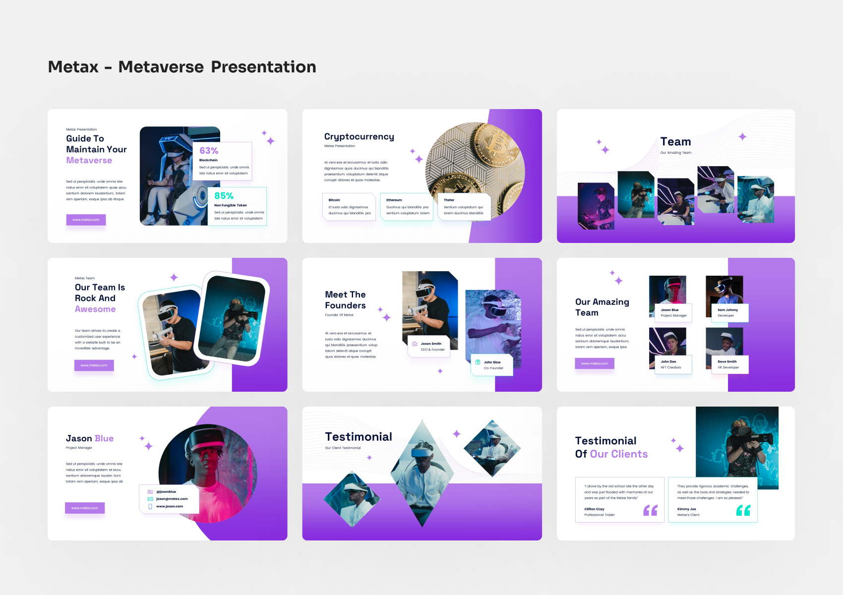 Metax - Metaverse PowerPoint Presentation, Presentation Templates ...