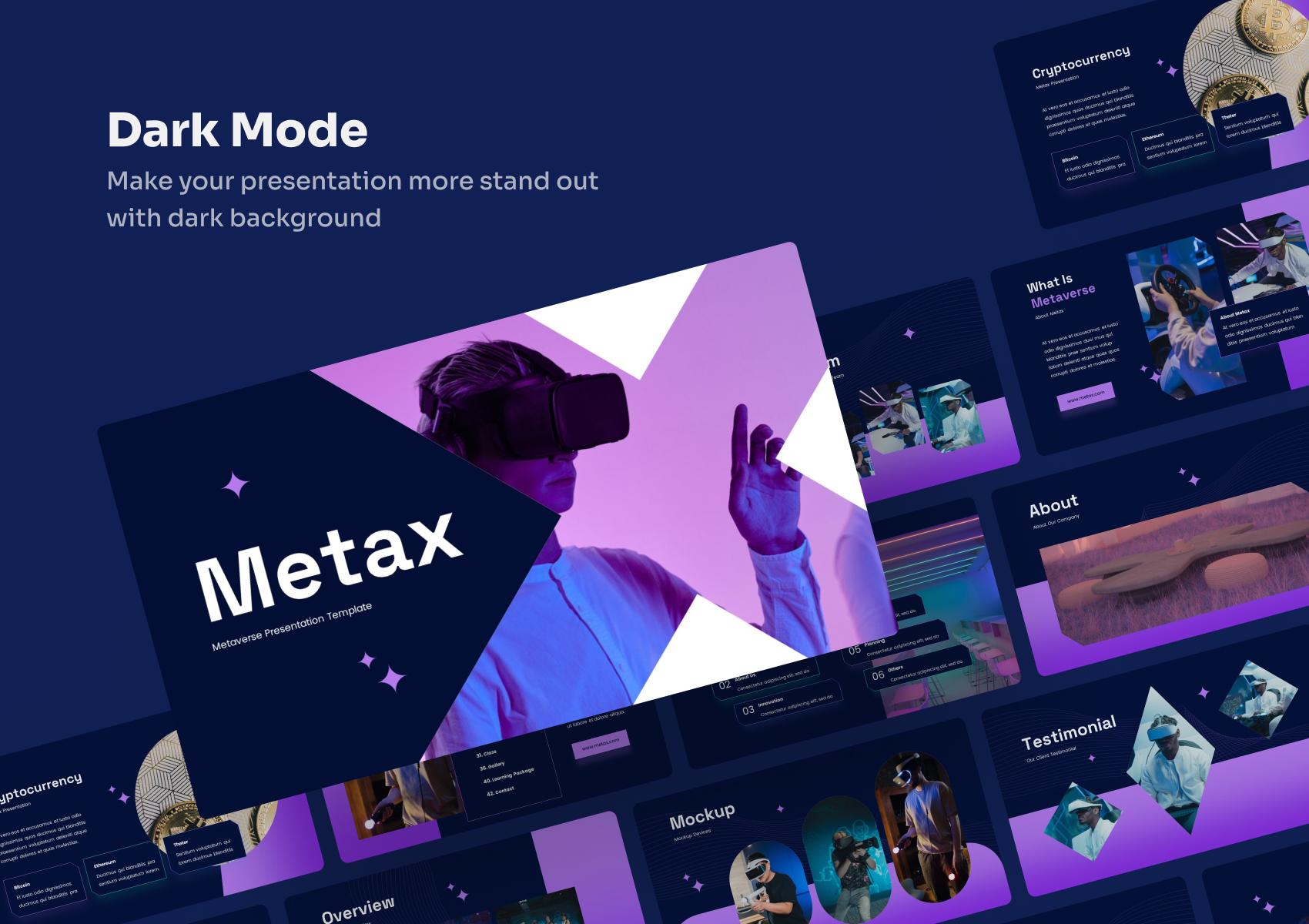Metax - Metaverse Keynote Presentation, Presentation Templates ...