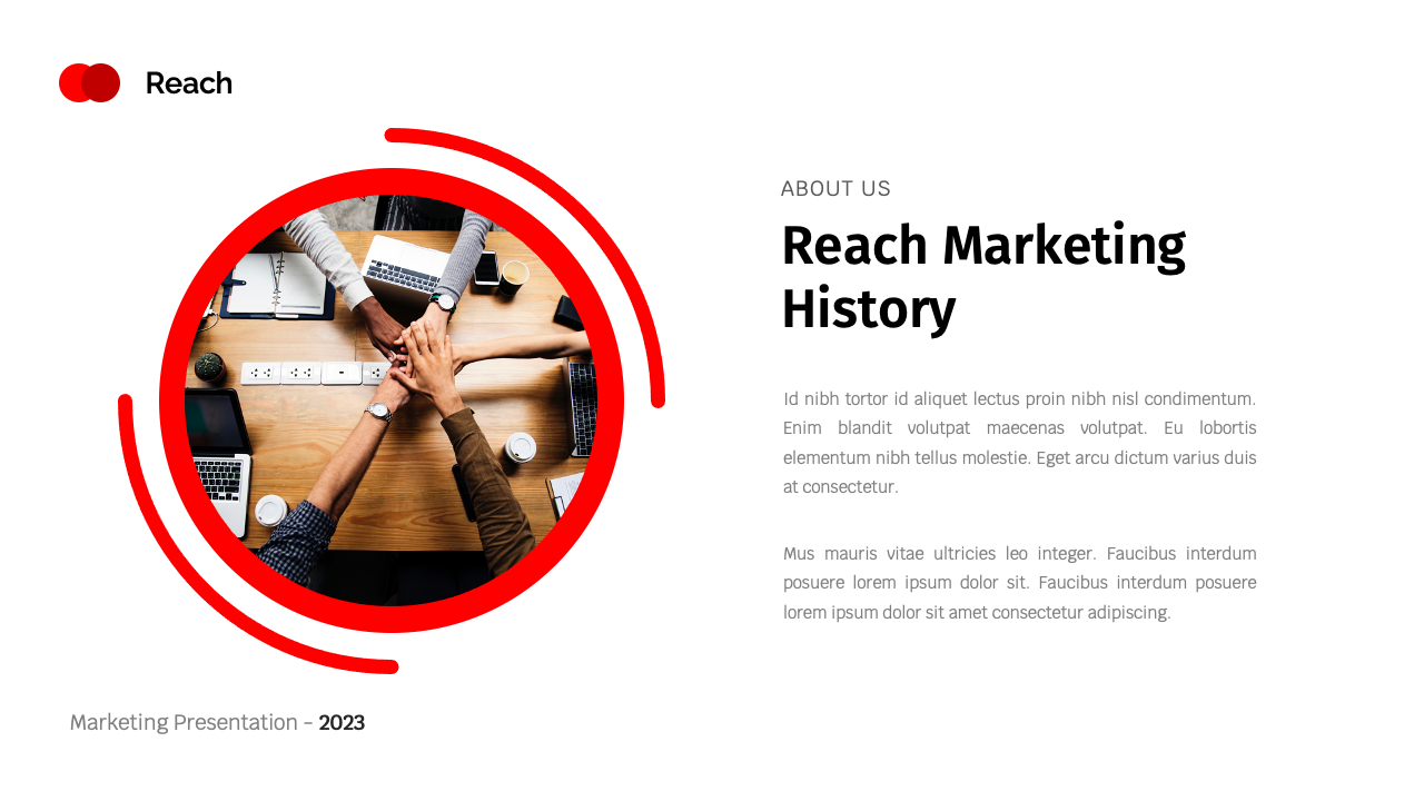 Reach - Marketing PowerPoint Template, Presentation Templates ...