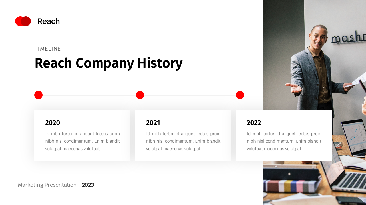 Reach - Marketing PowerPoint Template, Presentation Templates ...