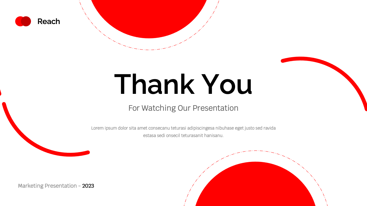 Reach - Marketing PowerPoint Template, Presentation Templates ...