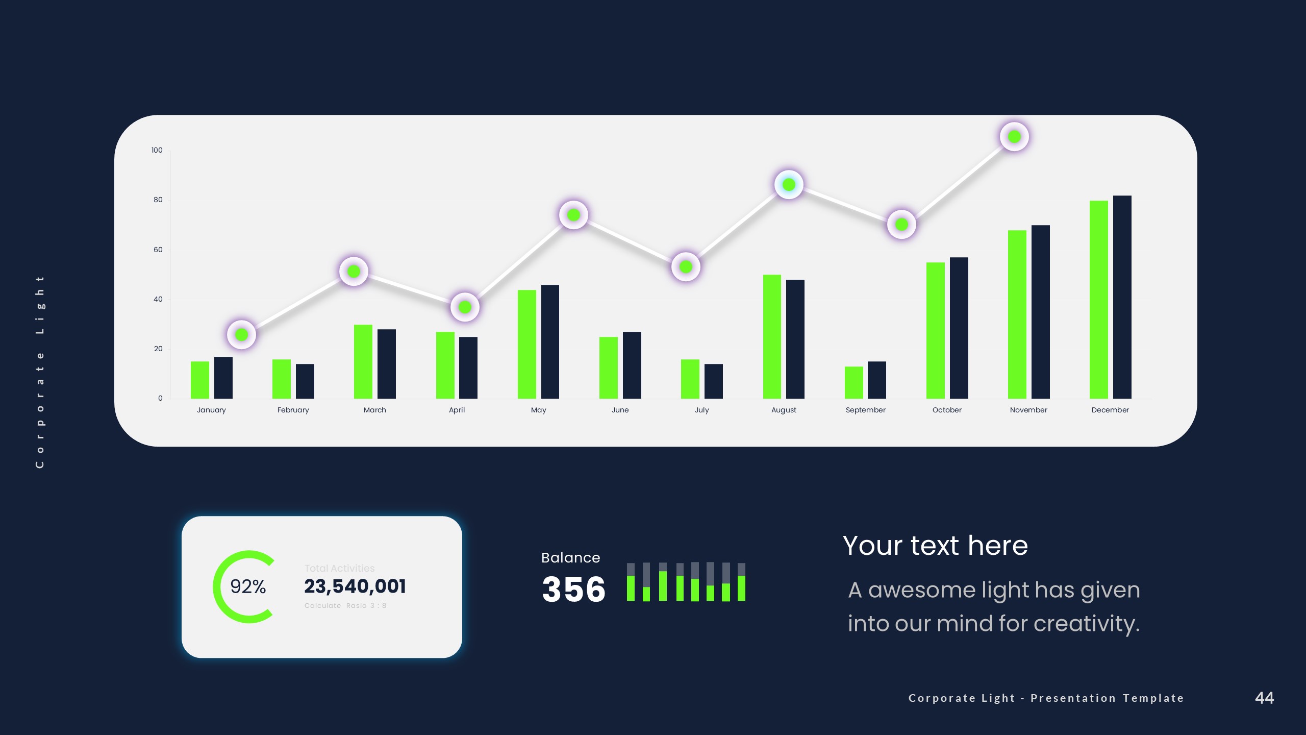 Corporate Light - Powerpoint Presentation Template, Presentation Templates