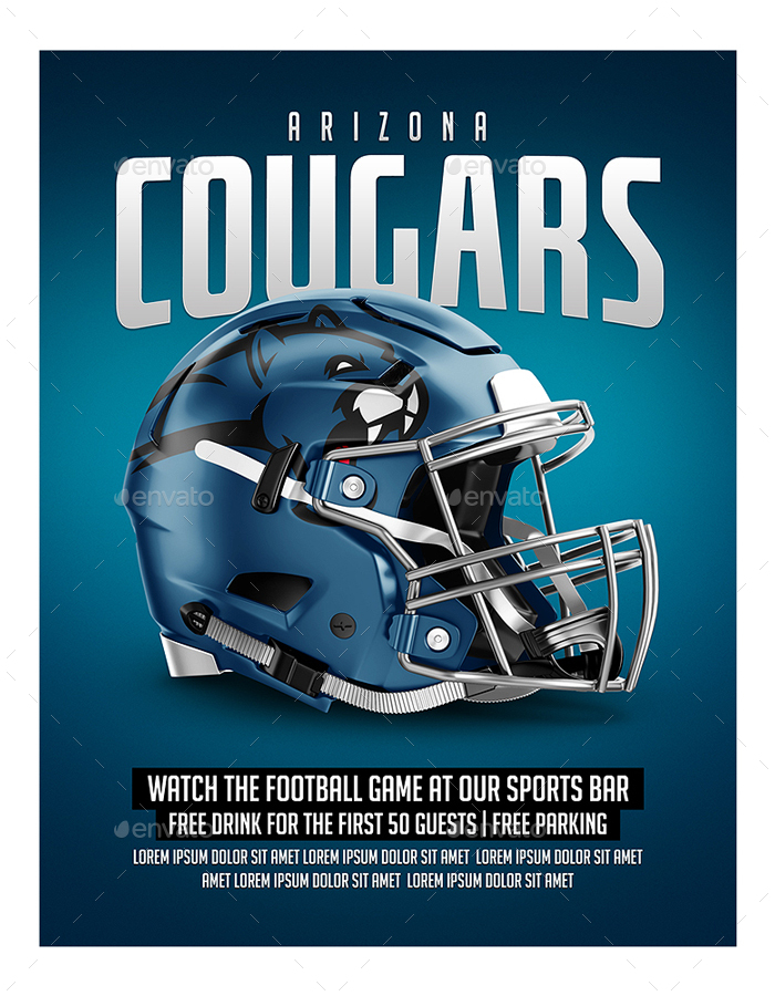 American Football Helmet Mockup, Print Templates | GraphicRiver