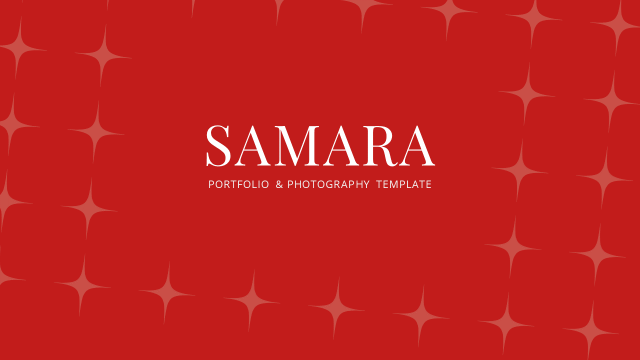 Samara - Portfolio & Photography PowerPoint Template, Presentation ...