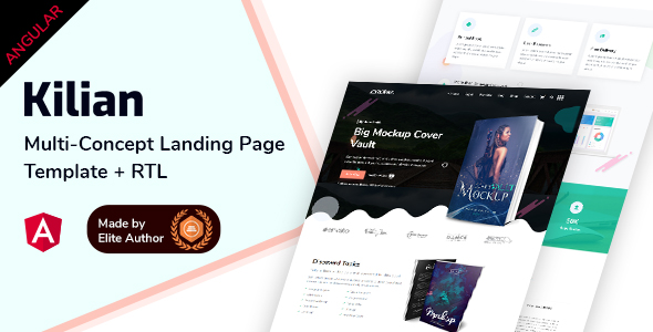 Kilian - Angular 15 Multipurpose Landing Page Template by EnvyTheme