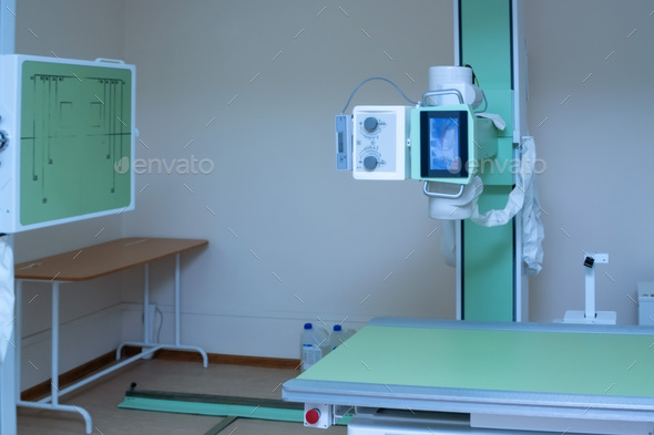 Interior of a modern X-ray inspection cabinet in private clinic Stock ...