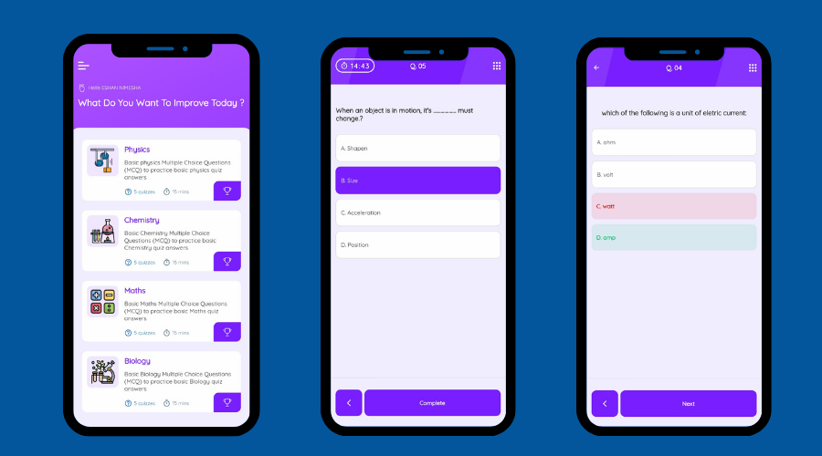Quizay - Quiz App | Flutter & Firebase | Android & iOS by yellowgems_studio