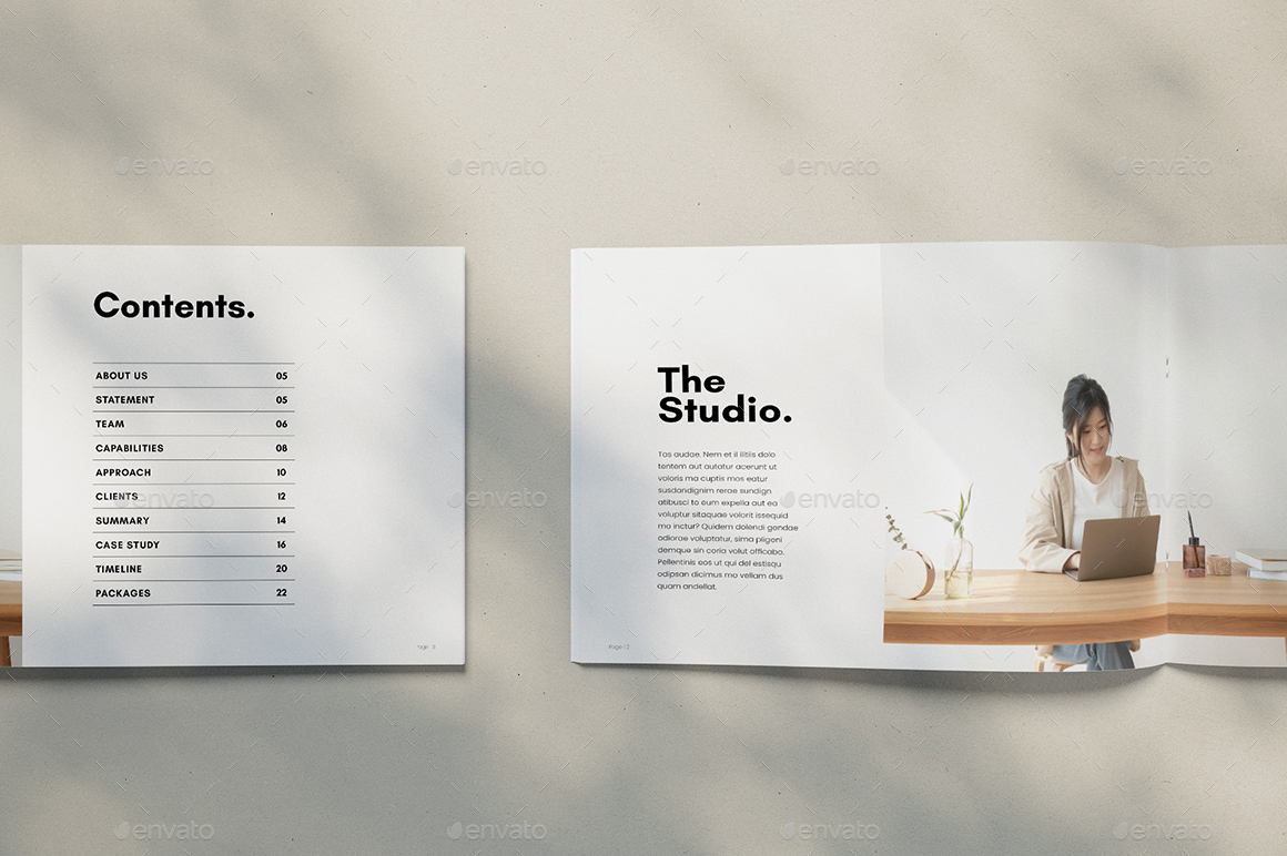 A4 Landscape Proposal, Print Templates | GraphicRiver