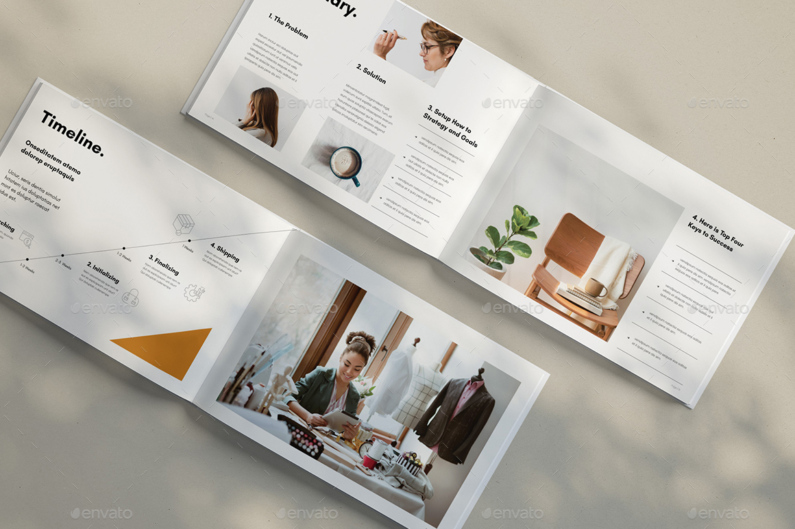 A4 Landscape Proposal, Print Templates | GraphicRiver